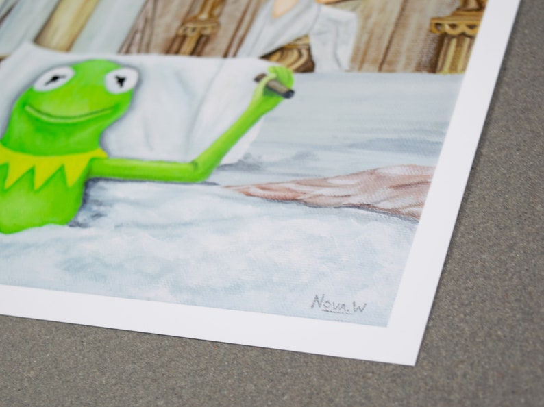 Kermit the Frog Scarface the Muppets Oil Painting Print | Etsy