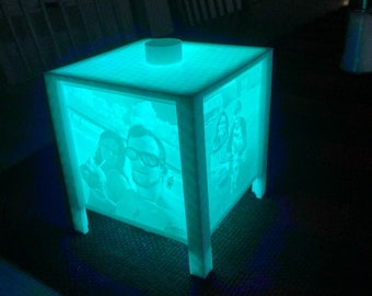 Custom 3D Printed Lithophane Light Box - High Quality Pictures & LED ...