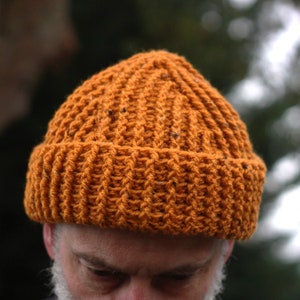 CROCHET PATTERN ONLY ** - Fisherman Beanie, Docker Crochet Hat, 5 Yrs ...