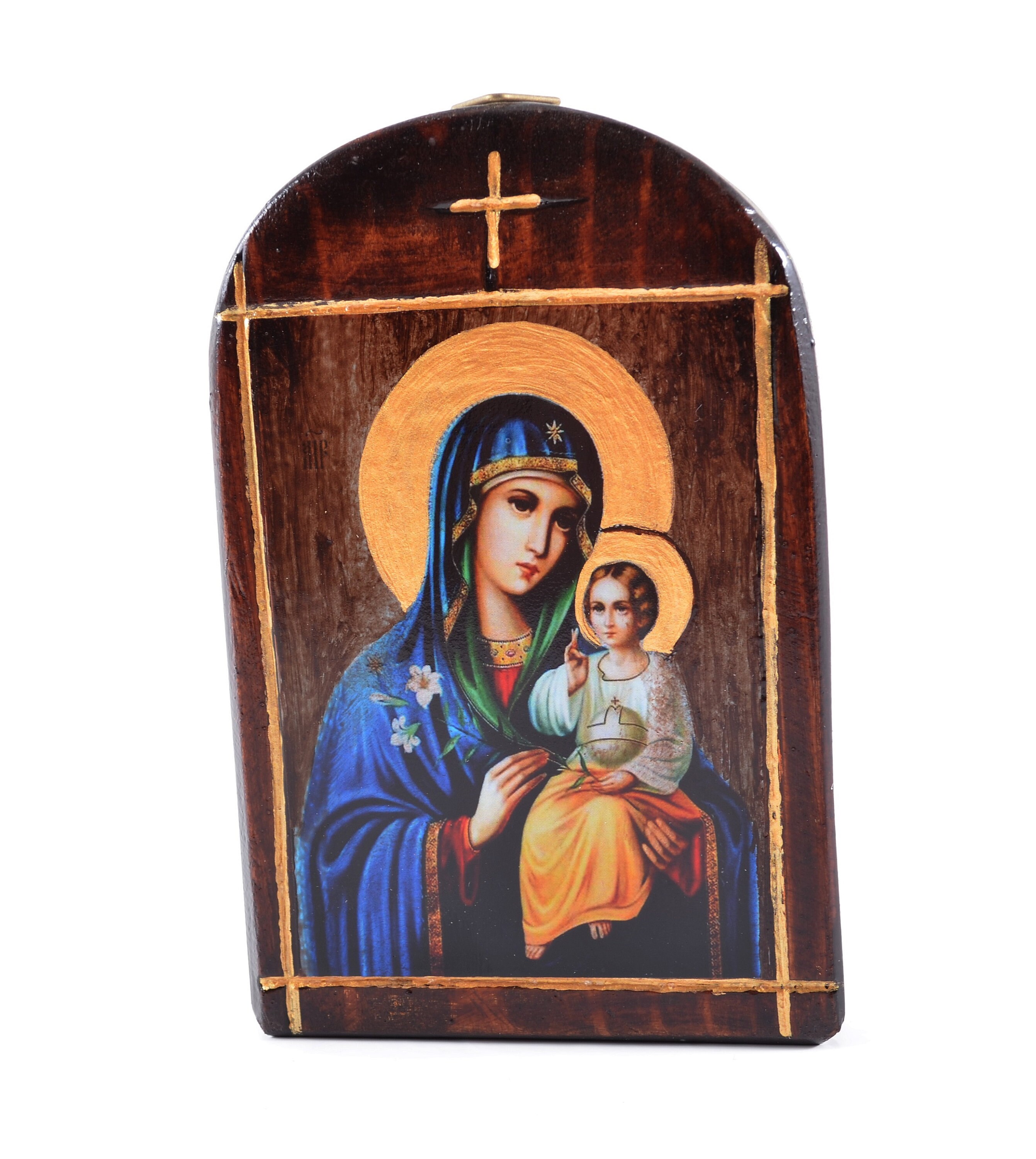 Unique Hand Made Icon St. Mary, the Madonna, Blessed Virgin Mary ...