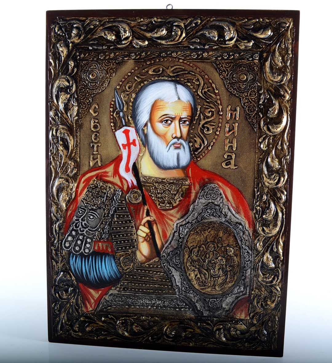 Saint Menas, St. Mina, Mena, Saint Minas - Unique 100% Hand Painted ...