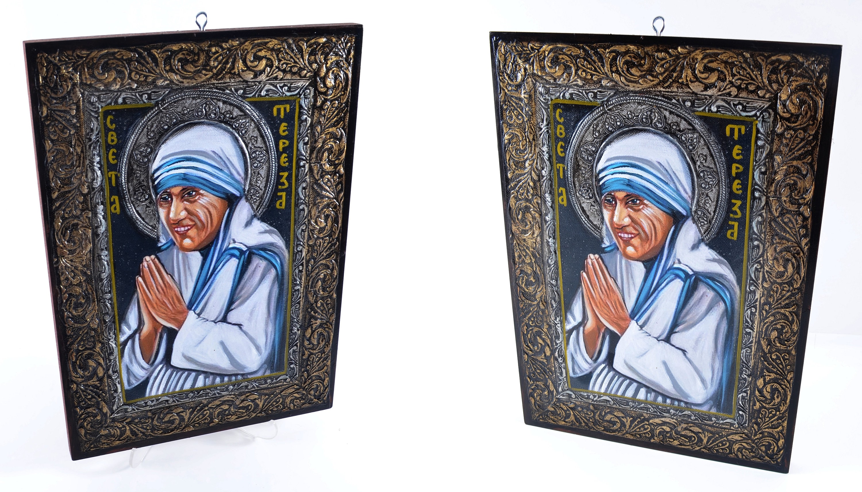 Saint Teresa of Calcutta Mother Teresa Unique 100% Hand Painted Icon ...