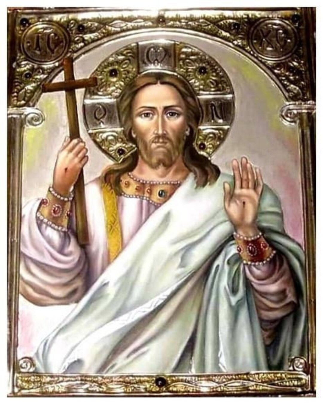 24 K GOLD Leaf 100% Hand Painted Unique Orthodox Icon - Etsy