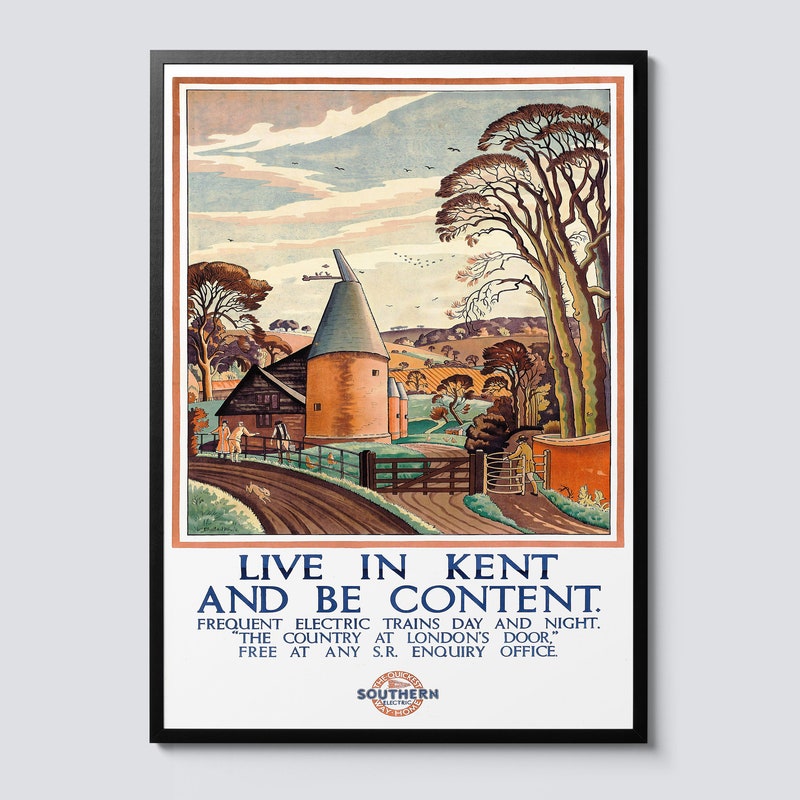 Kent Poster - Etsy UK