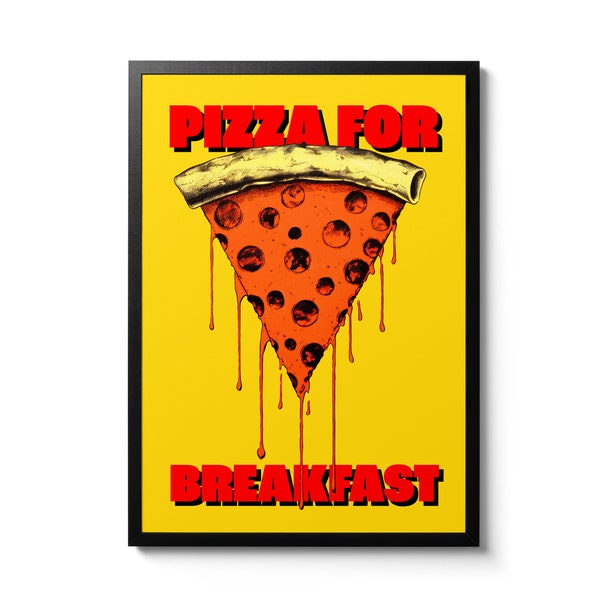 Pizza Poster - Etsy UK