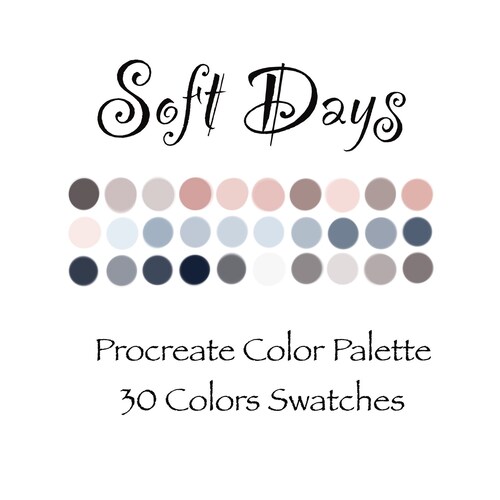Earthy Tones Procreate Color Palette / Ipad Procreate Swatches | Etsy
