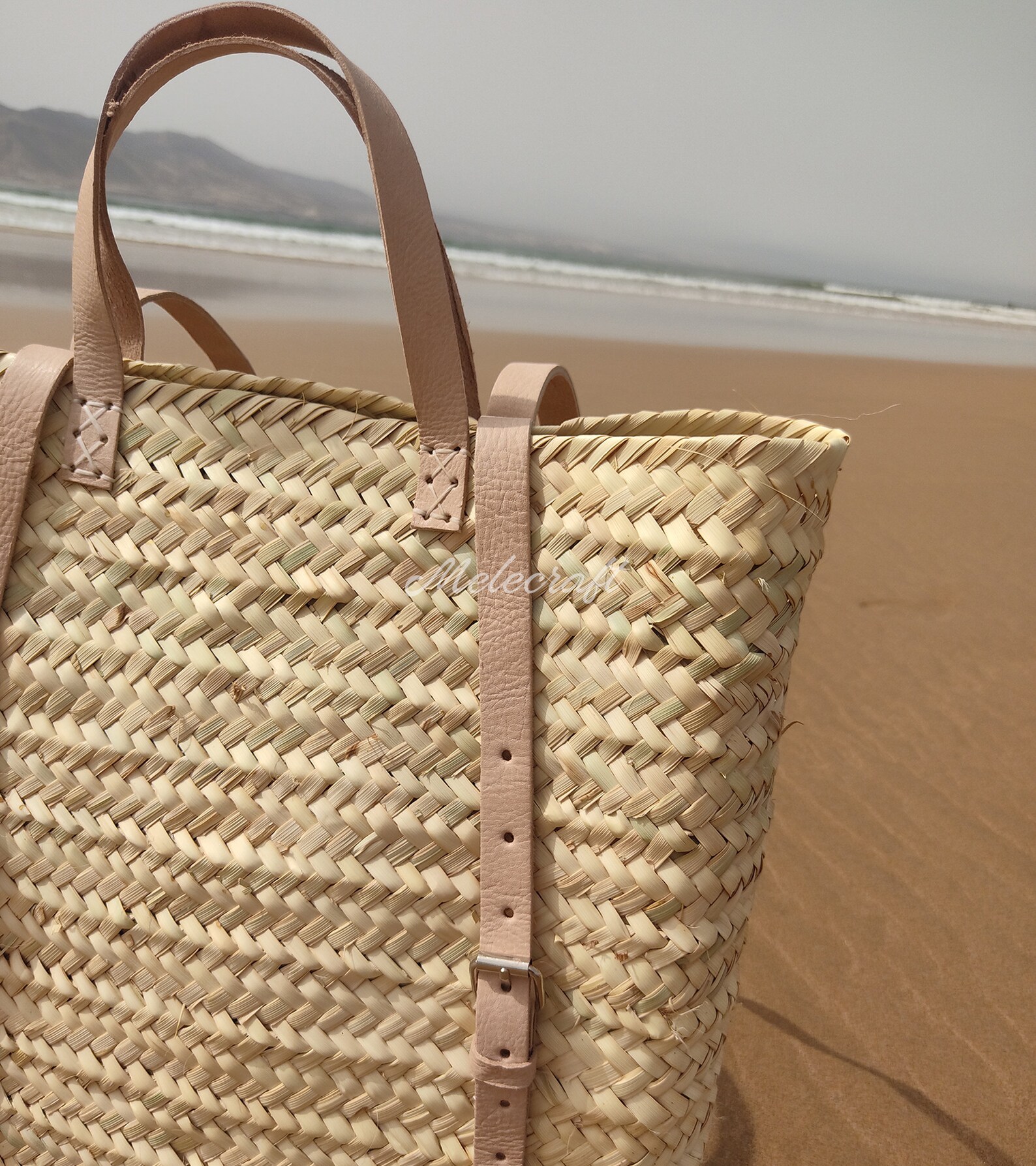 Straw Backpack Beach Backpack Straw Beach Backpack - Etsy