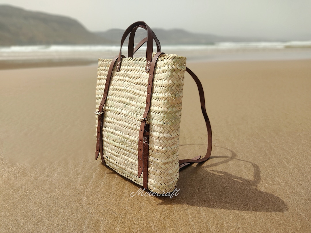 Straw Backpack, Beach Backpack, Straw Beach Backpack, Backpacks for ...