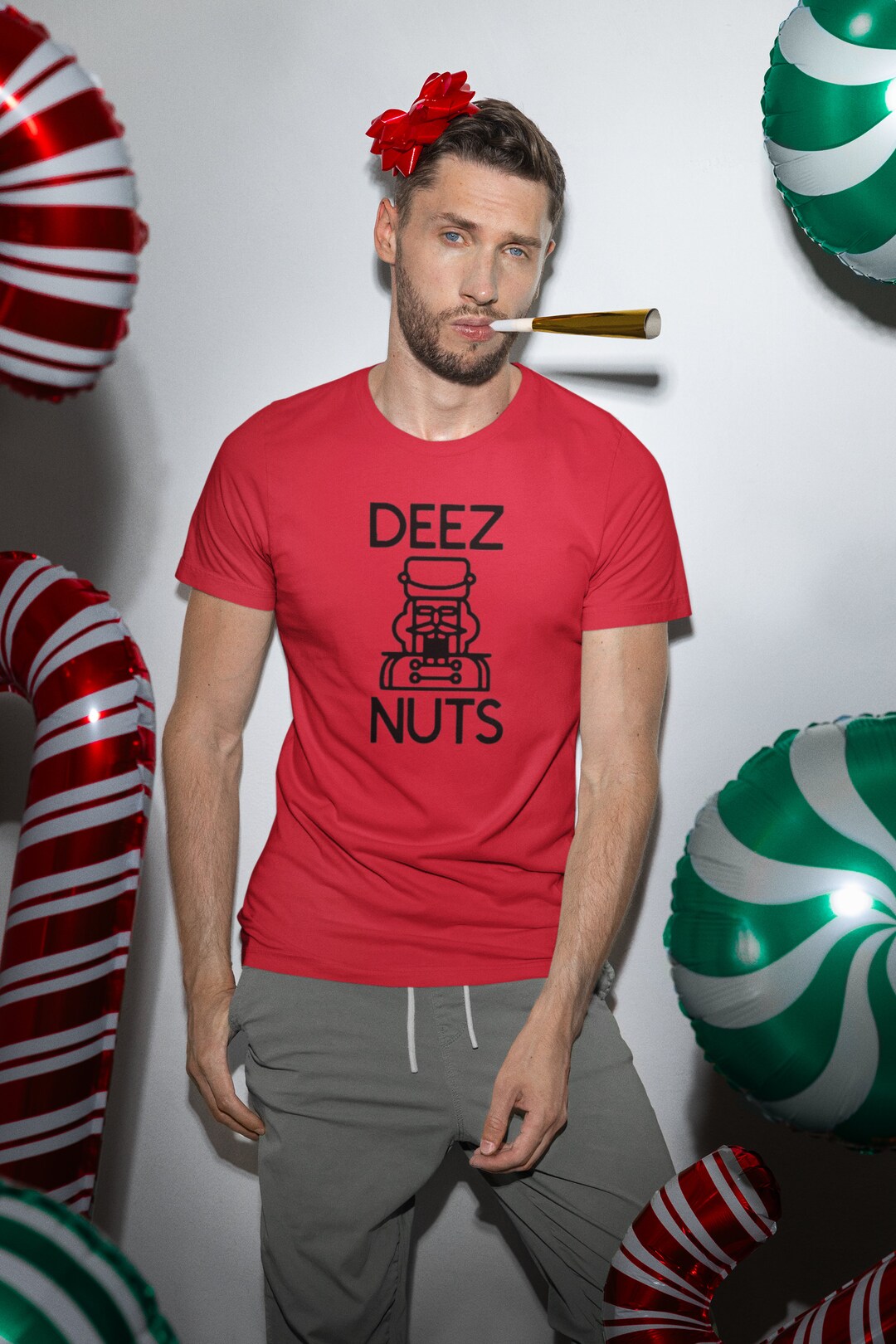 Funny "deez Nuts" Nutcracker Holiday Unisex T-shirt - Etsy