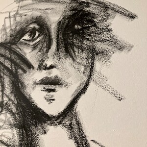 Raven Art, Raven Sketches,original Artwork, Oil Pastel, Abstract Artist ...