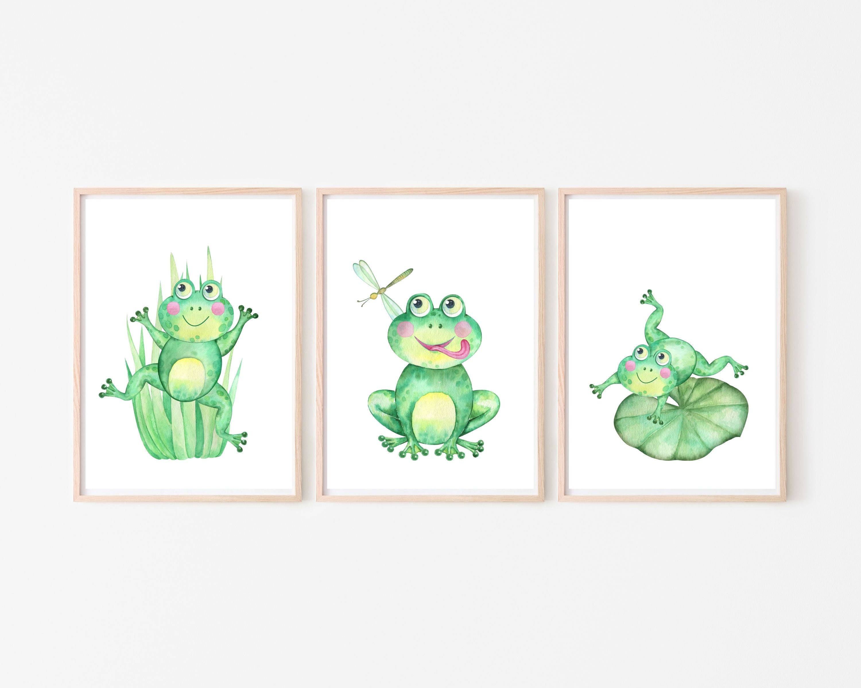 Frog Print, Frog Nursery Decor, Frog Baby Decor, Frog Poster, Frog ...