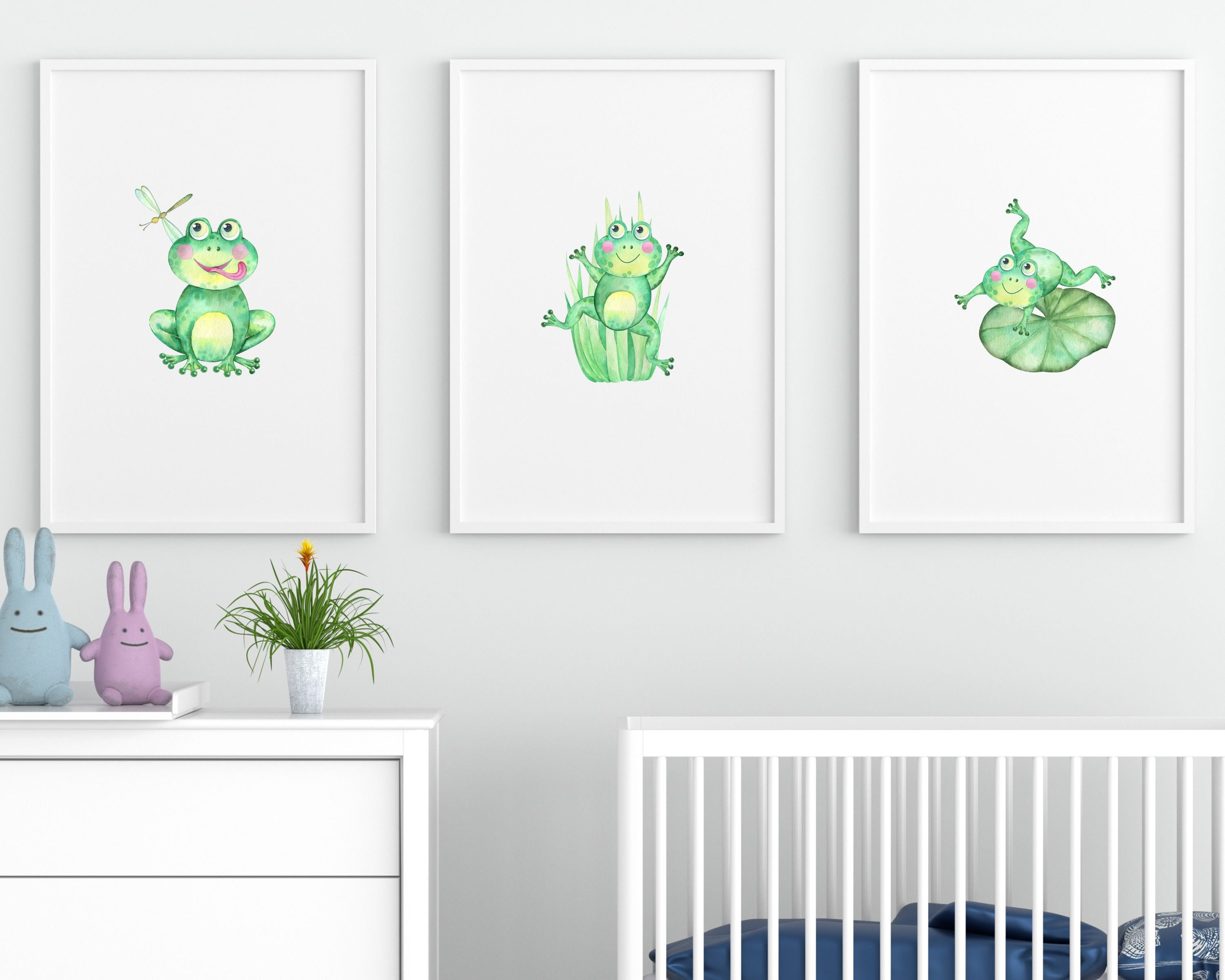 Frog Print, Frog Nursery Decor, Frog Baby Decor, Frog Poster, Frog ...