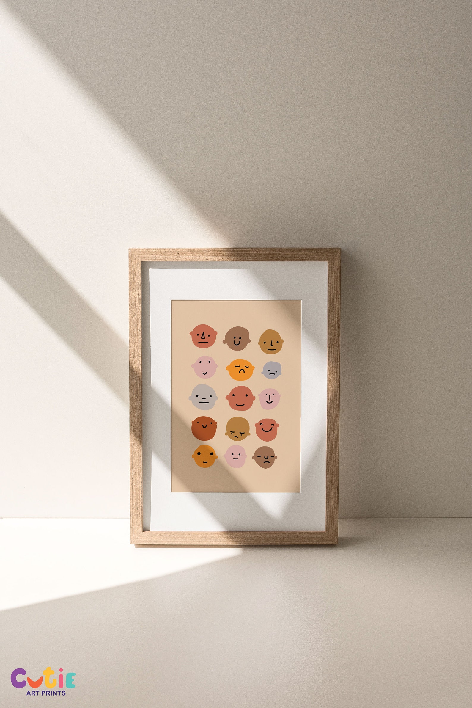 Boho Emotions Chart Feelings Art Print Kawaii Decoration - Etsy