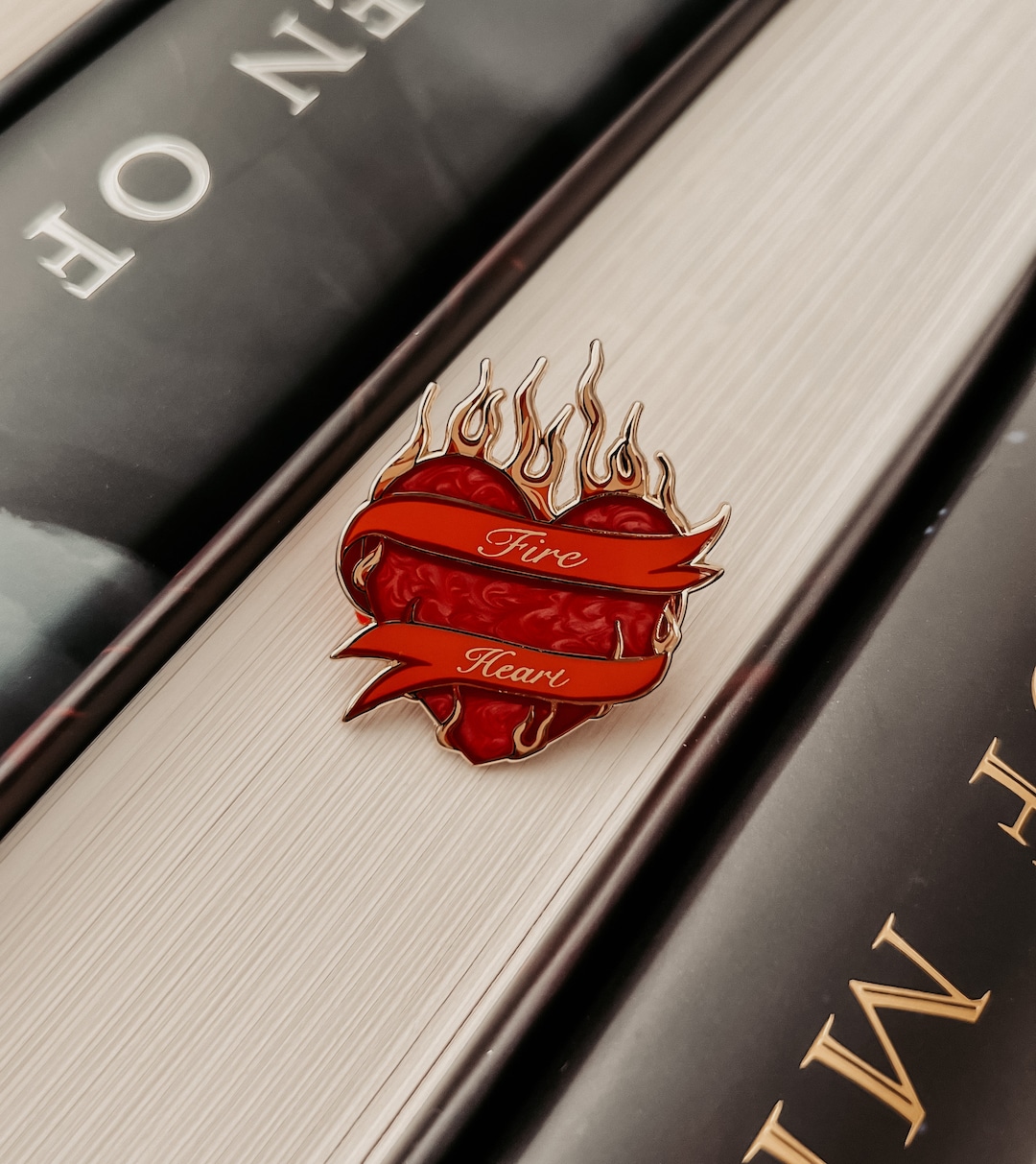 Fireheart Pin Throne of Glass, Aelin Galanthynius, Sarah J Mass, SJM ...