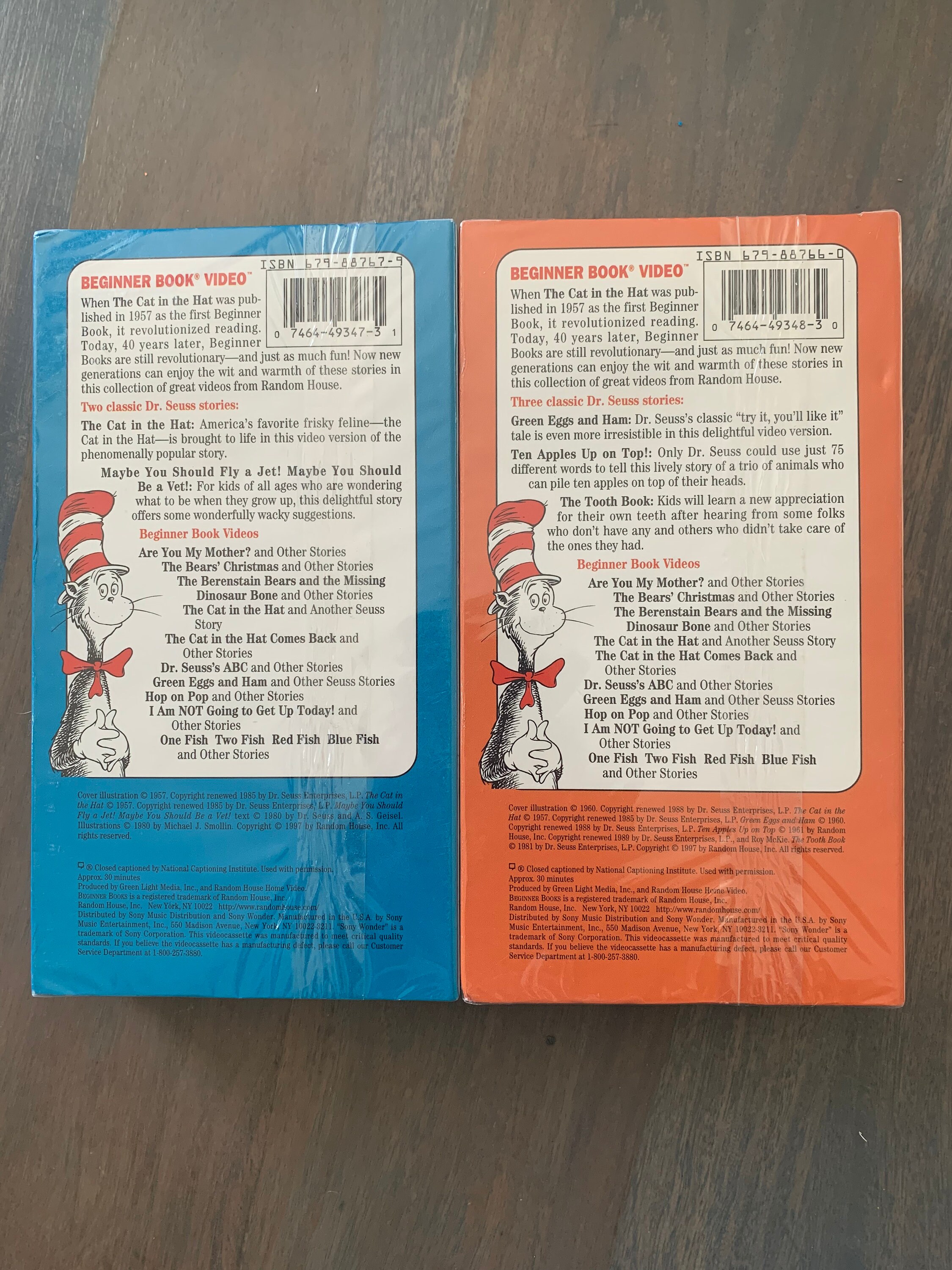 Dr. Seuss Vintage VHS Set - Etsy