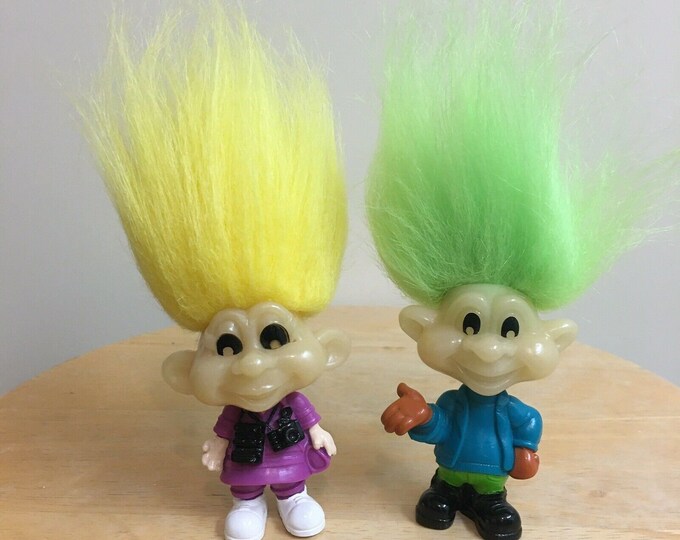 Vintage TROLLS Doll Set...doll. Collectible. Troll. 1980s. 1990s ...