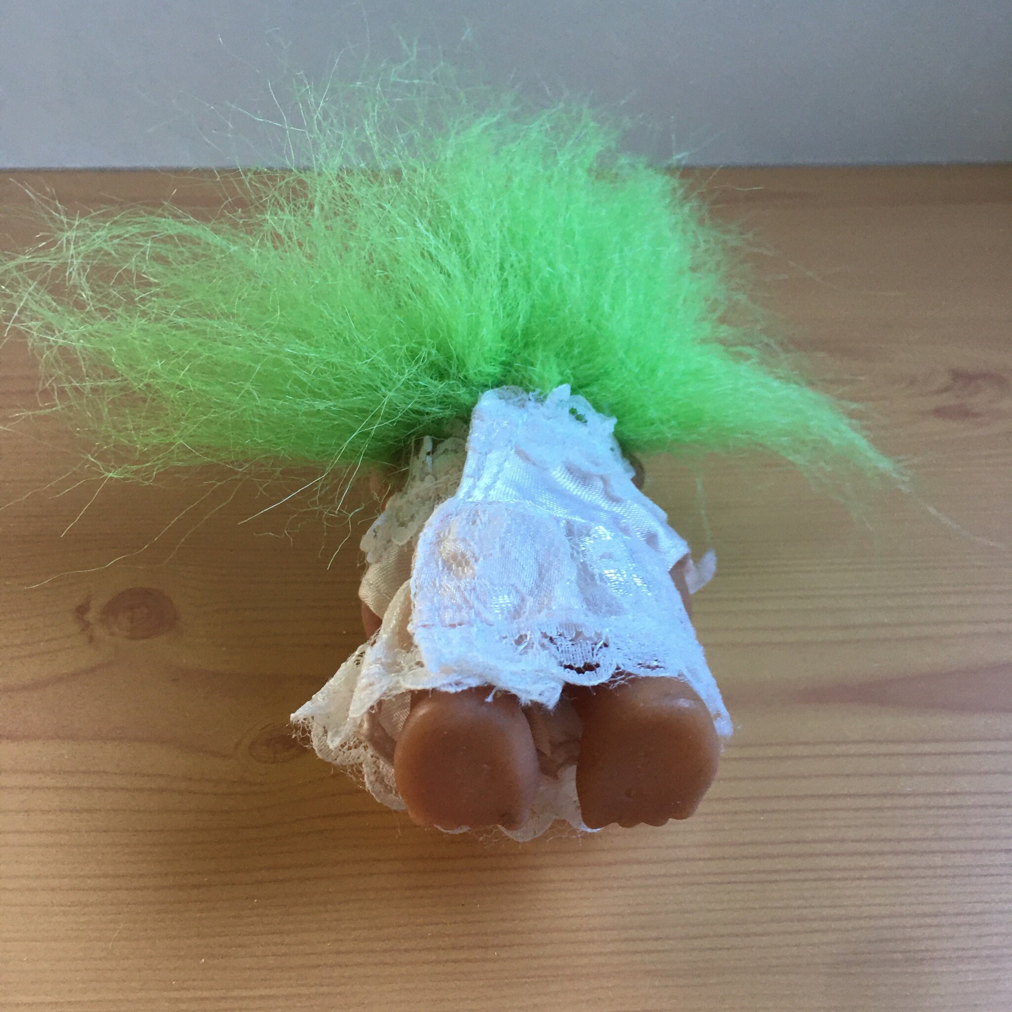 Dam Troll Bride Troll in Dress With Green Hair Vintage - Etsy Canada
