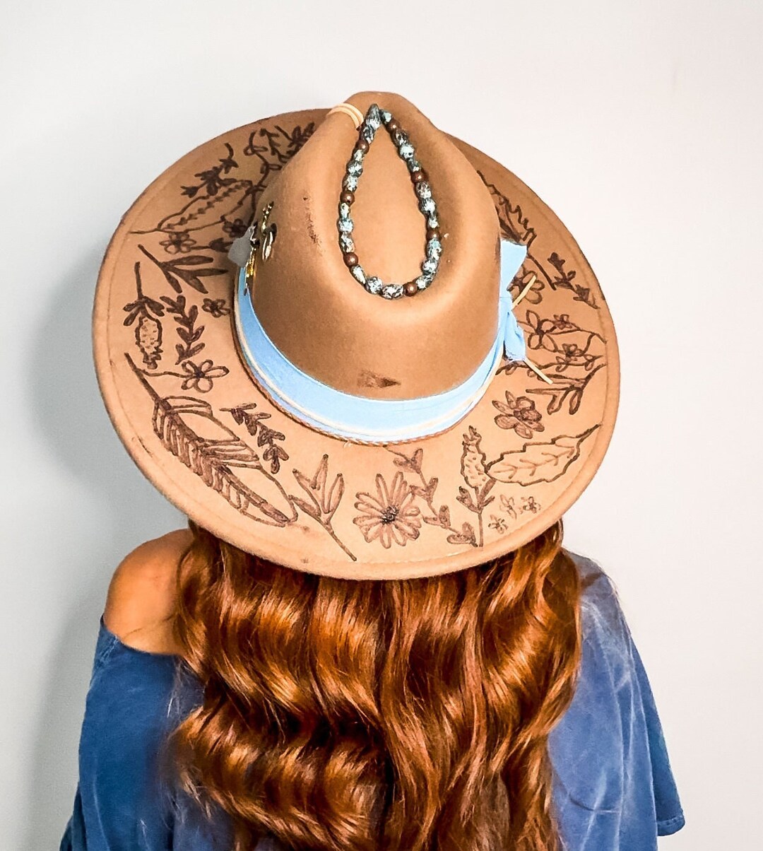 Blue Ribbon Wrangler Flat Brim Hat - Etsy