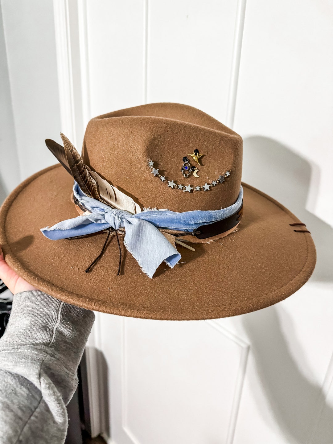 Stardust Queen Flat Brim Western Hat Lainey Wilson Hat Cowboy Hat ...