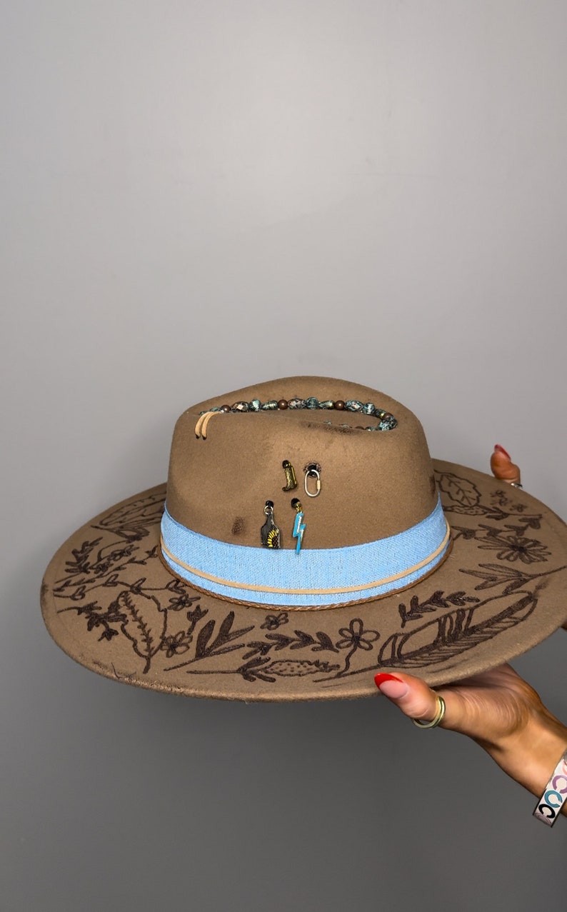 Blue Ribbon Wrangler Flat Brim Hat - Etsy