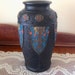 Antique Japanese Tokanabe Pottery Vase Hand Painted Raised - Etsy
