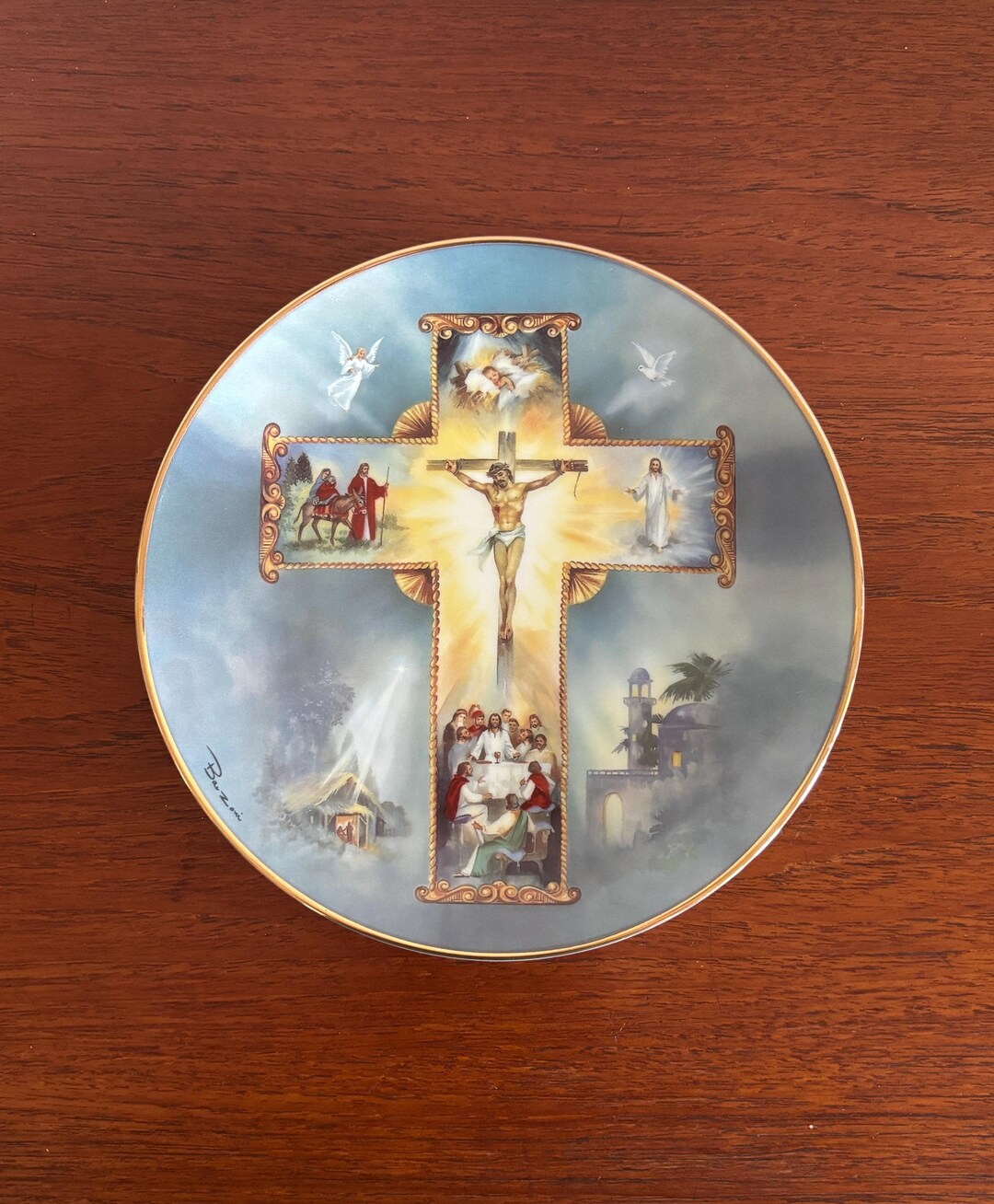 Vintage 'the Life of Christ' by Vincent Barzoni, Franklin Mint Heirloom ...