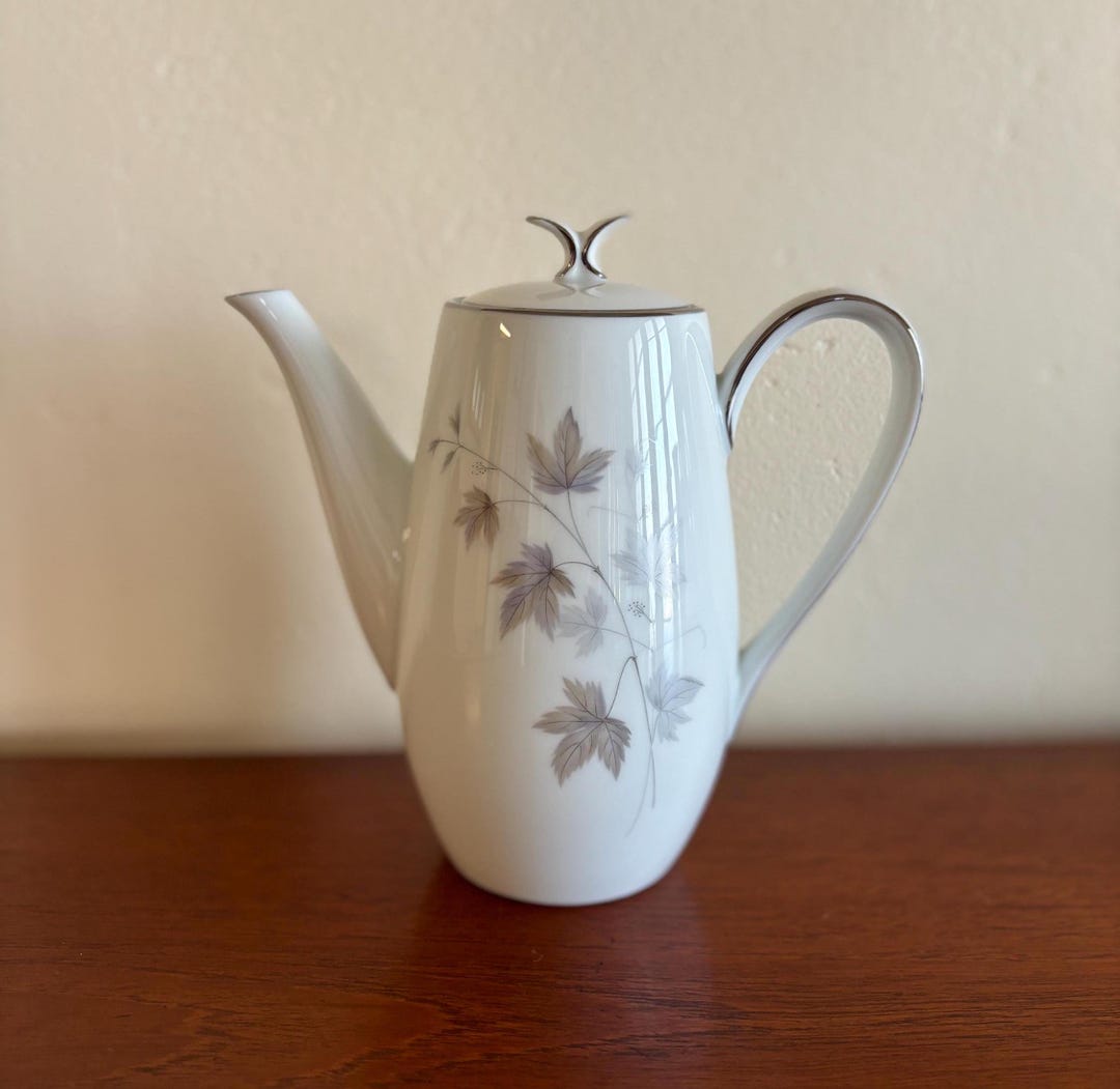 Vintage Noritake Small Coffee or Teapot in the Harwood Pattern 6312 ...