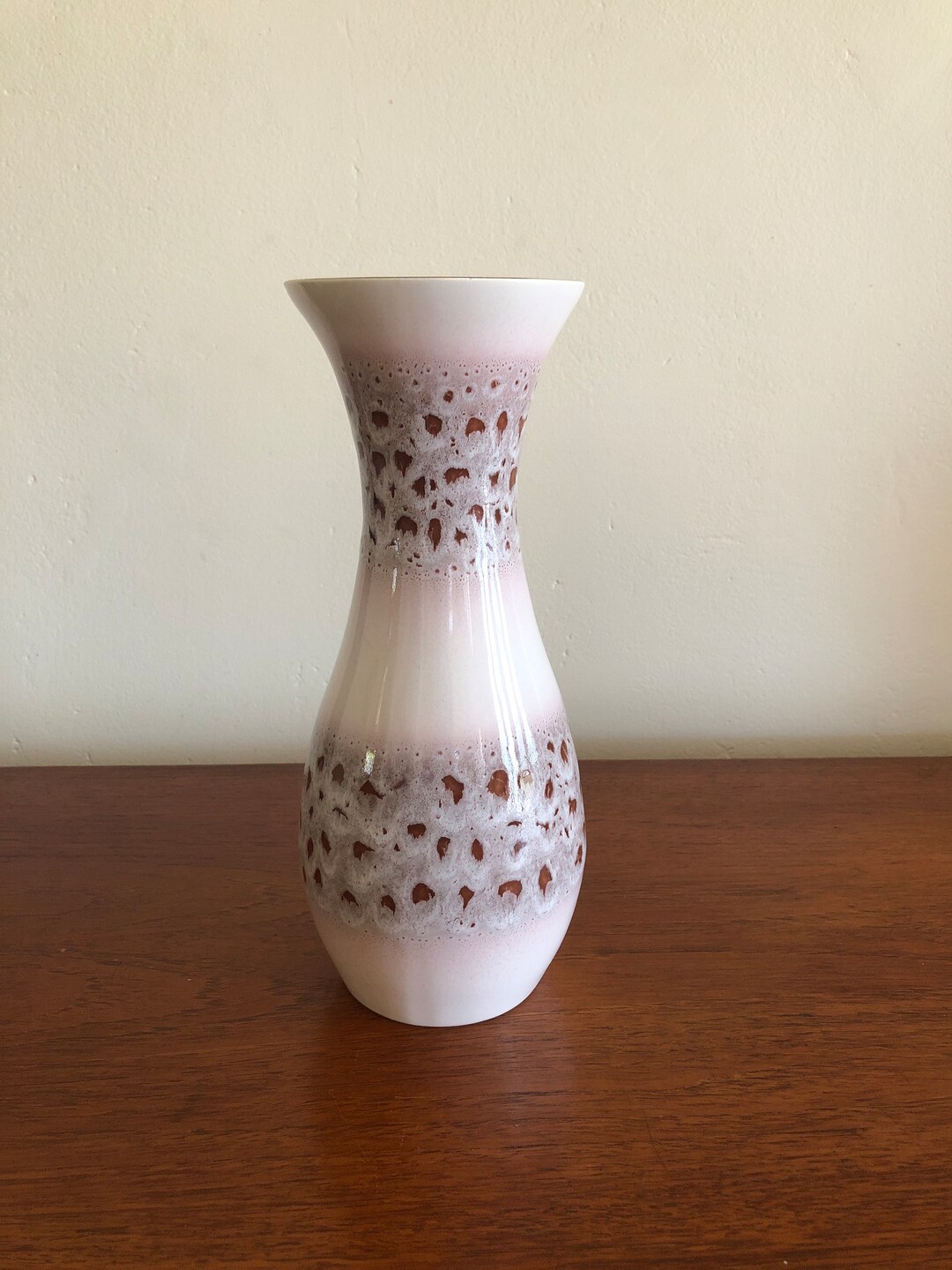 Kingston Pottery Hull Fat Lava Vase Ceramic Drip Glaze in - Etsy