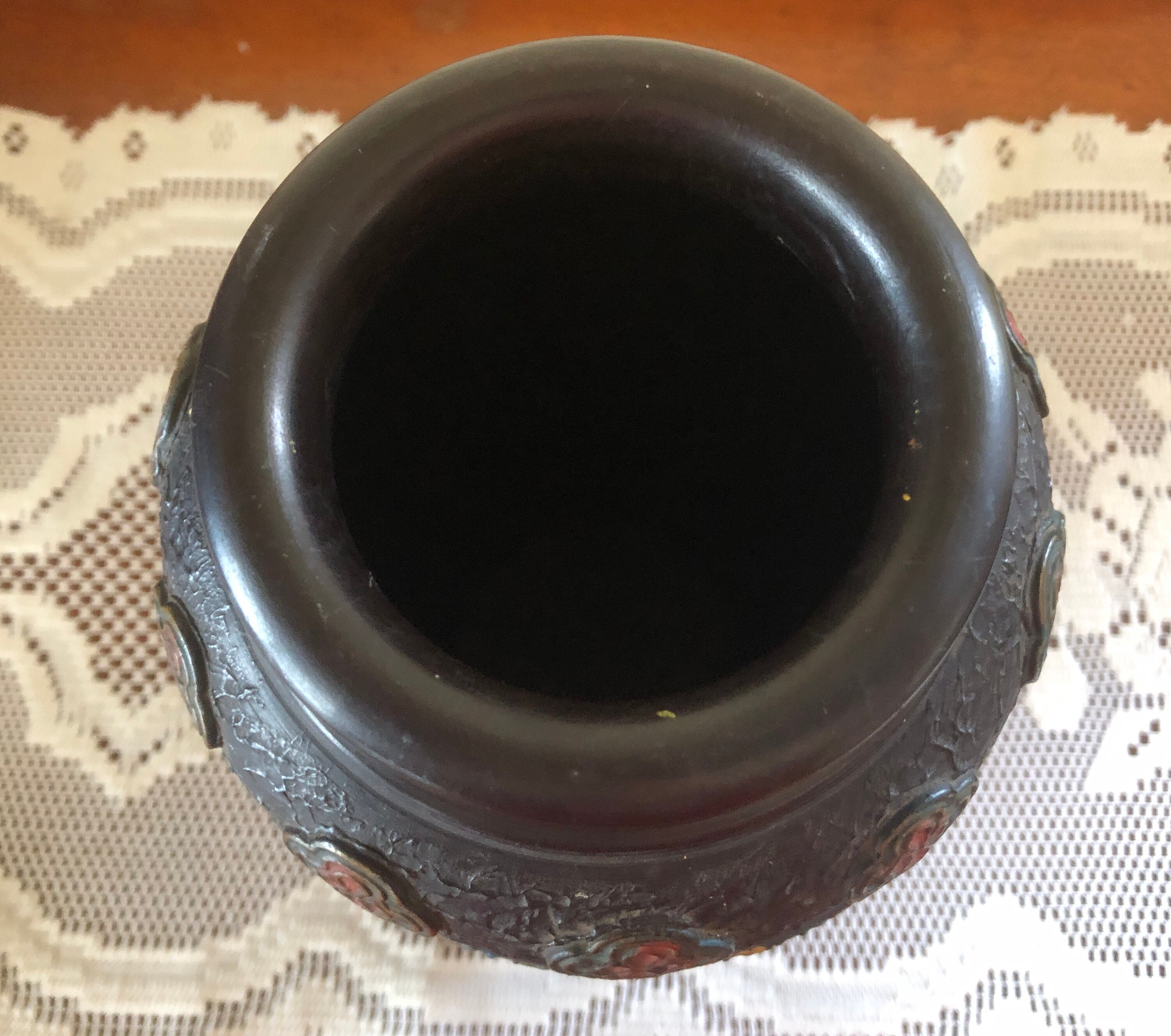 Antique Japanese Tokanabe Pottery Vase Hand Painted Raised - Etsy