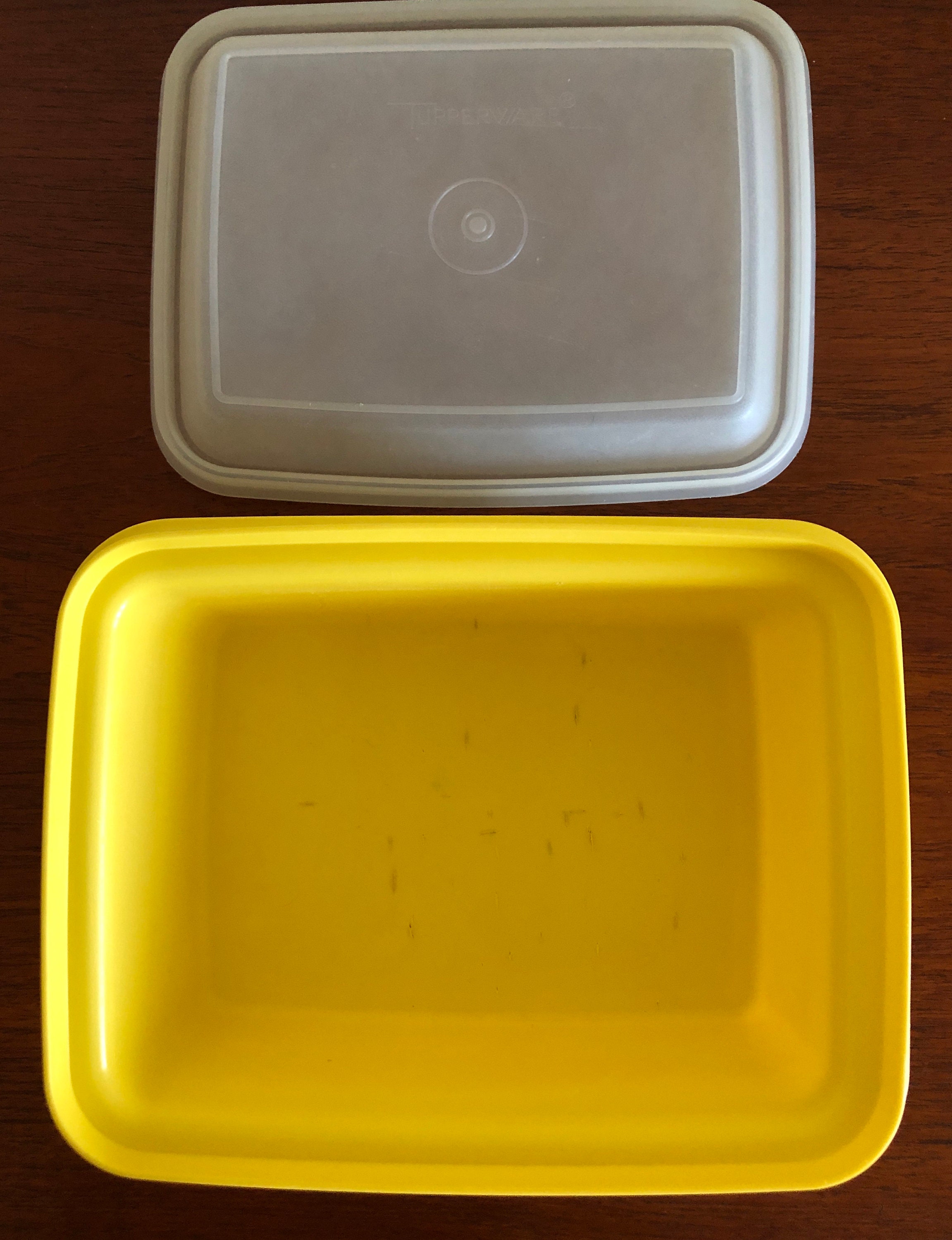 Vintage Tupperware Ice Cream Freeze N' Save Rectangular Lidded ...