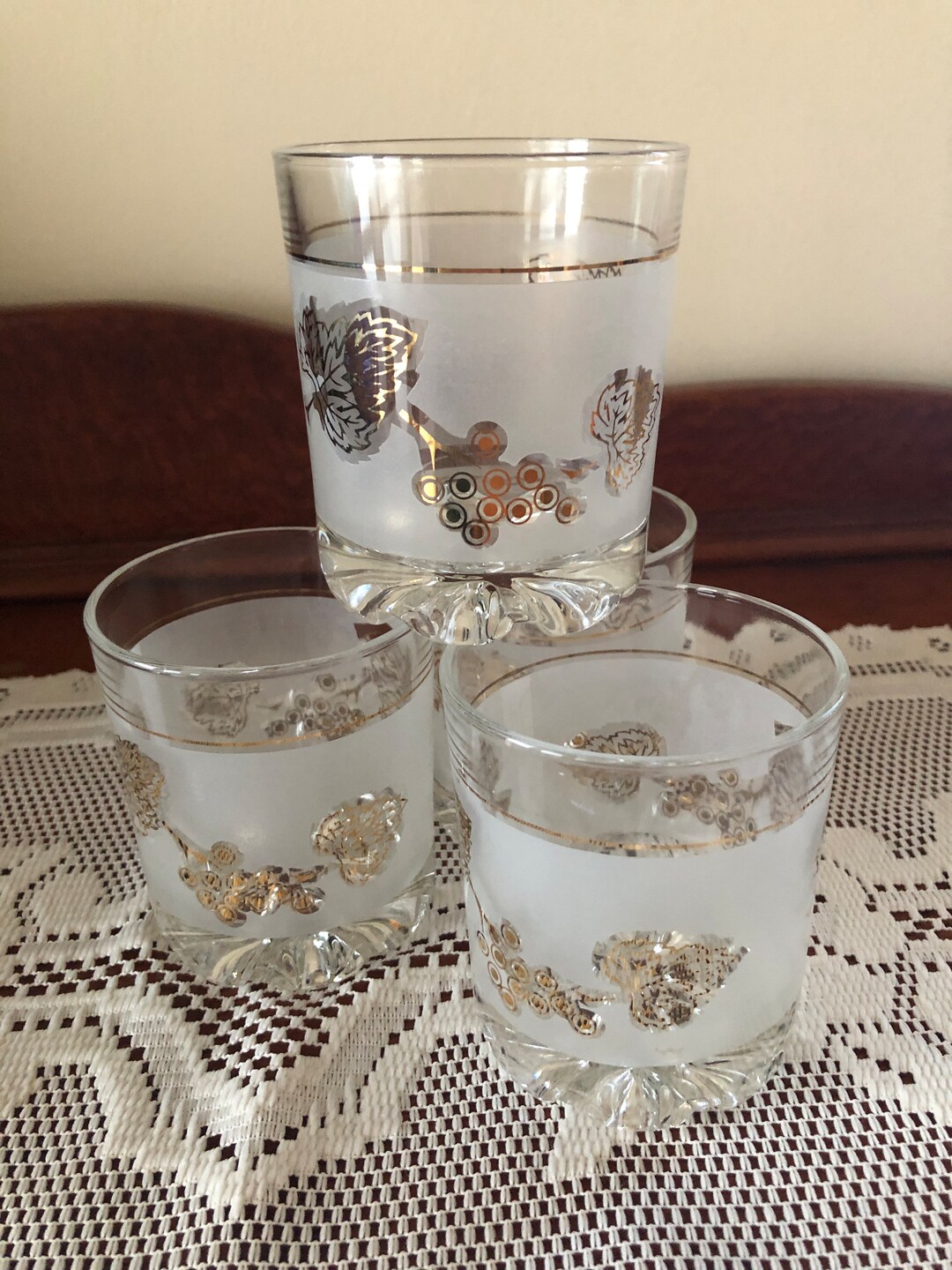 Vintage Cerve Devalbor Italian Whiskey Glasses, Mid Century Modern ...