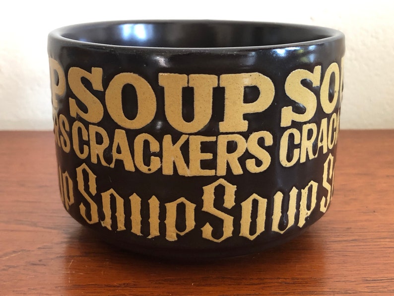 Vintage Stoneware Mugs Featuring Iconic 1970s Soup and - Etsy