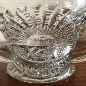 Antique EAPG Three Handled Sugar Bowl by US Glass Company in the ...