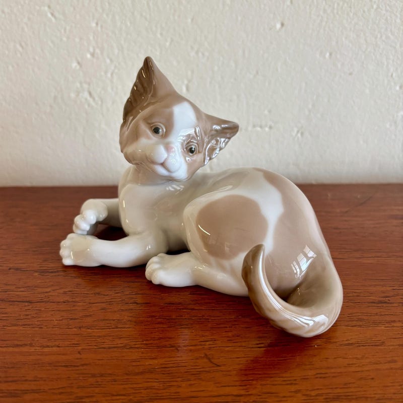 Lladro Cat - Etsy