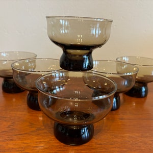 Vintage Anchor Hocking USA Sherbet Dessert Bowls in the tivoli Pattern ...