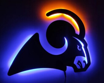 La Rams Neon Sign - Etsy
