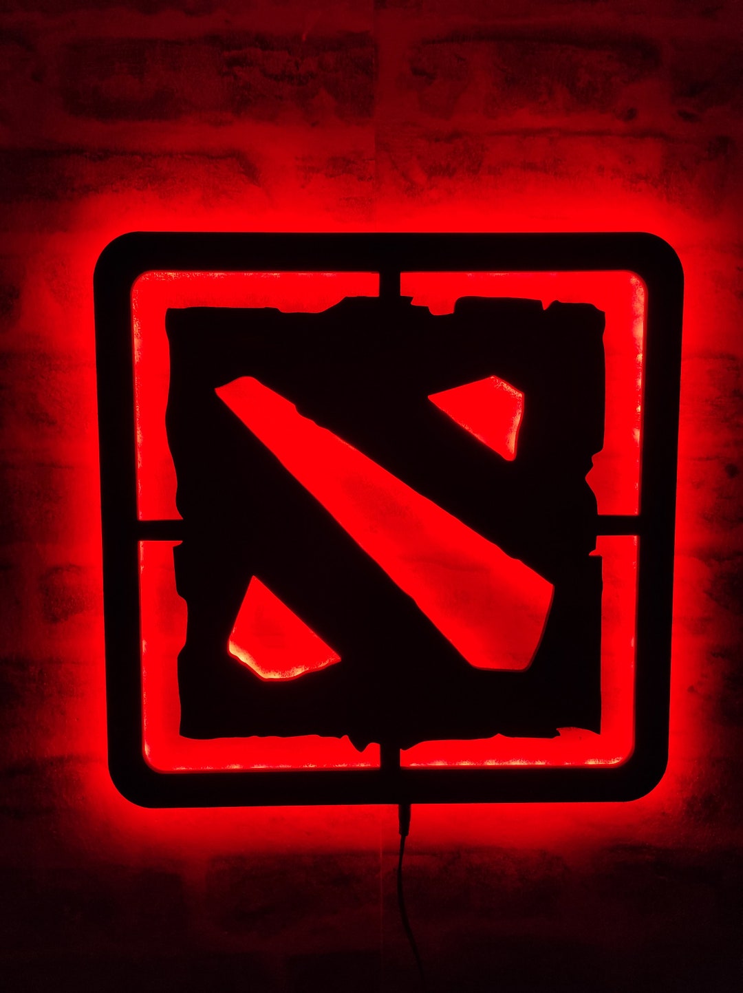 Dota Lighted Dota Logo Sign Gamer Room Decor Dota Neon - Etsy Australia