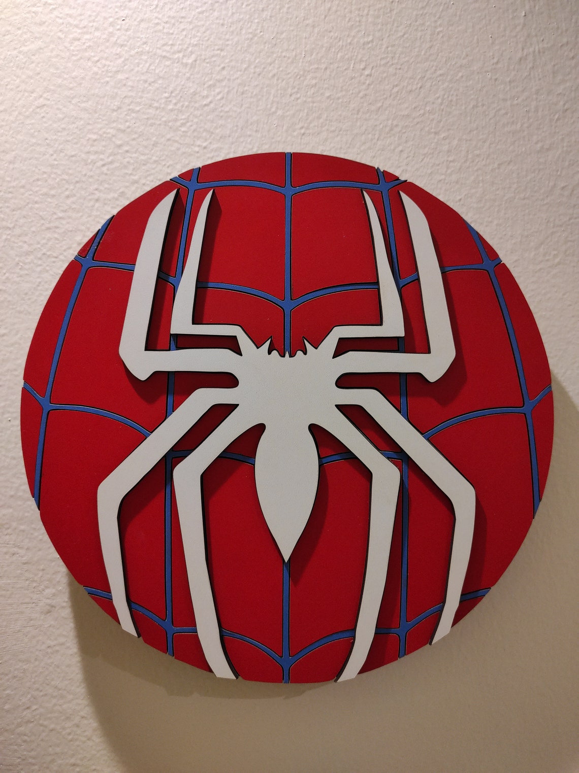 Spiderman Spiderman 3 Layer Sign Spiderman Wall Decor Kids - Etsy