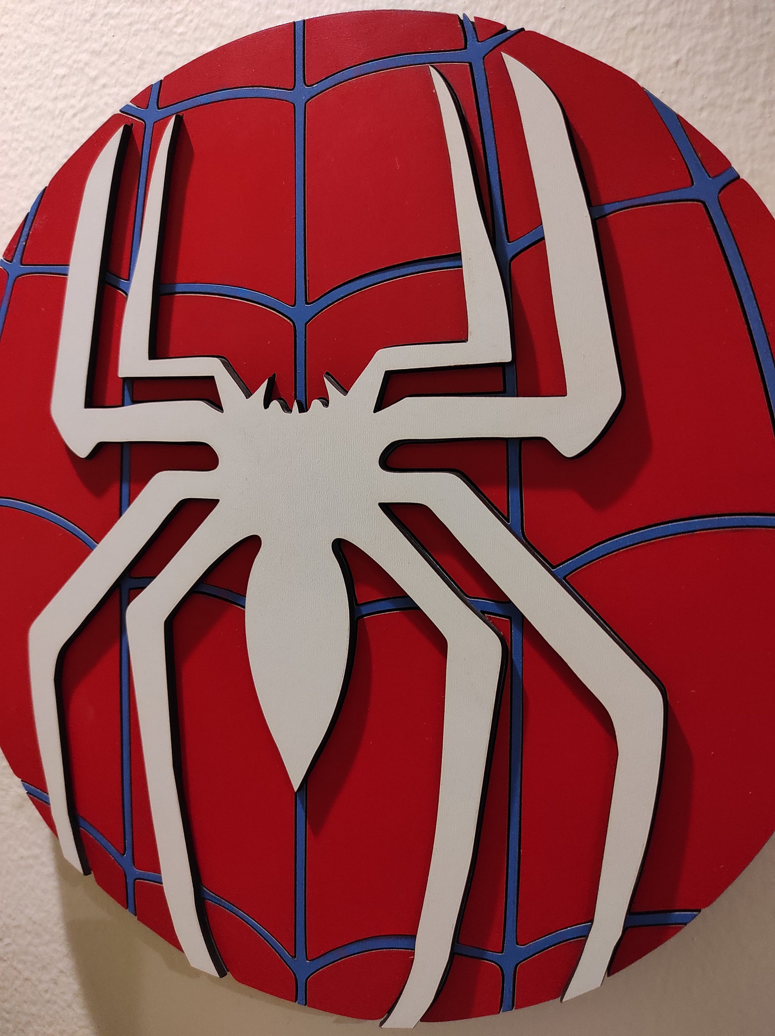 Spiderman Spiderman 3 Layer Sign Spiderman Wall Decor Kids - Etsy