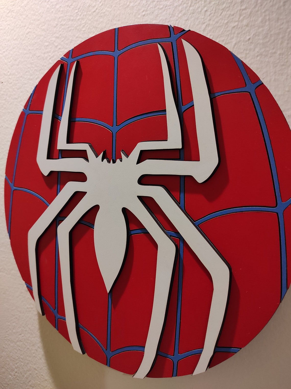 Spiderman Spiderman 3 Layer Sign Spiderman Wall Decor Kids - Etsy