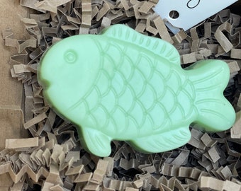 Fish Pastel Soap Four in a Box Pink, Blue, Yellow and Green, Tropical ...