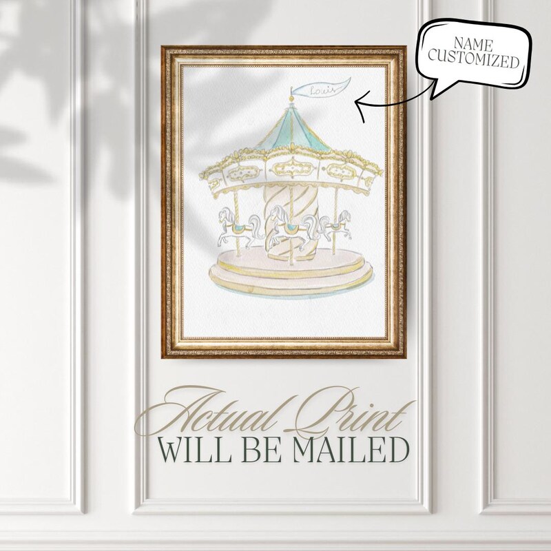 Carousel Art - Etsy