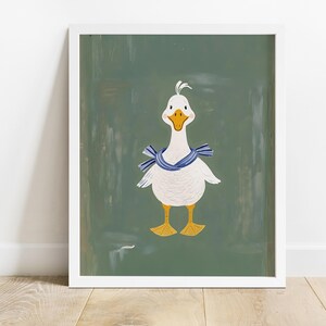 Print of Silly Goose | Acrylic Art | Nursery Wall Art | Whimsical ...