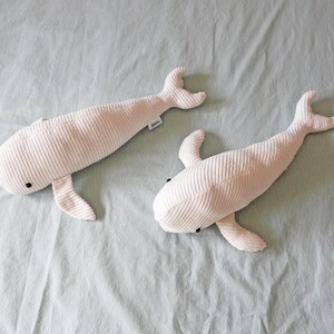 Handmade Big Stuffed Beluga Whale - White Beluga Plushie - Artic and ...