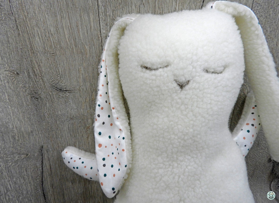 Handmade Stuffed Furry Rabbit, Super Cute Bunny Plushie for Babies and ...