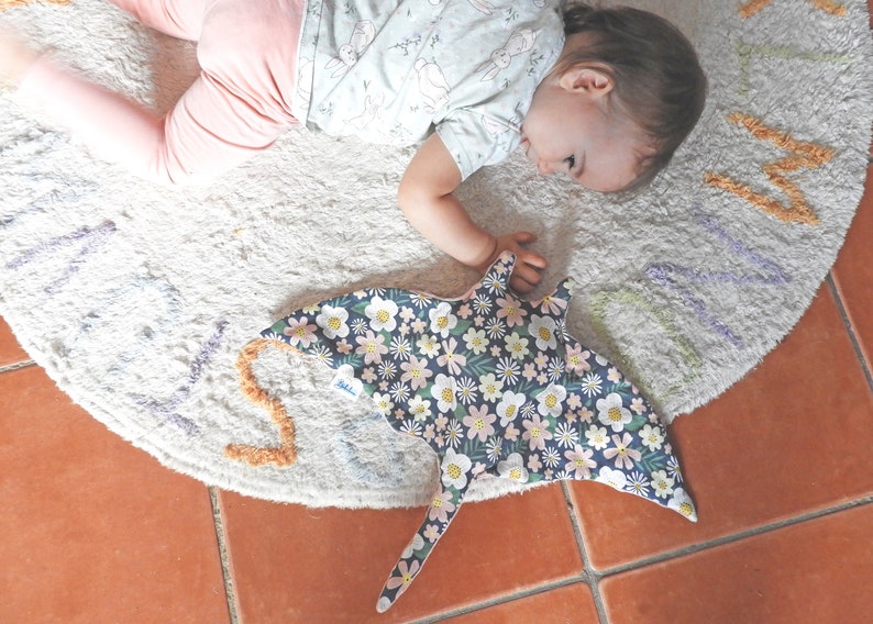 Beautiful Handmade Manta-ray Stuffed Animal - Flower Collection Manta ...