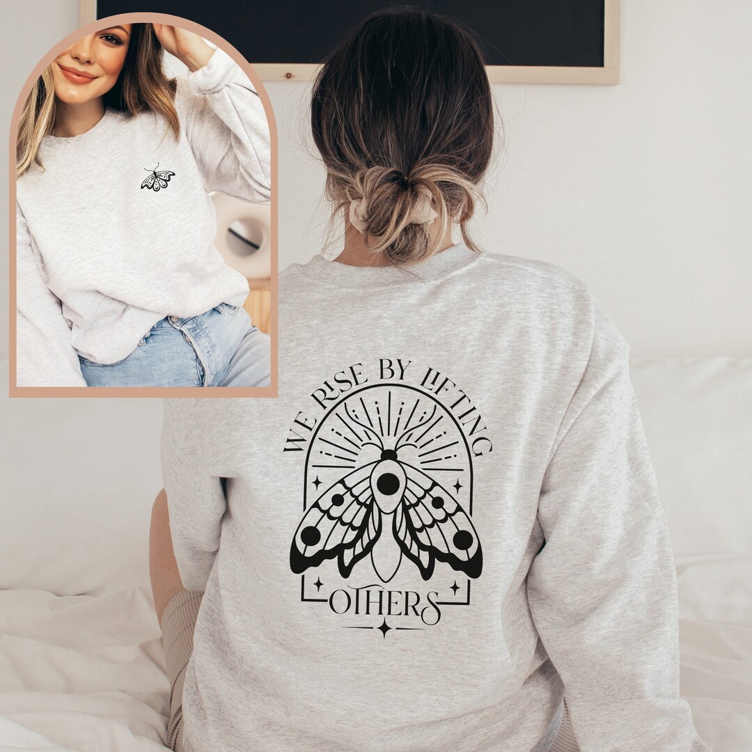 We Rise by Lifting Others Slogan Sweatshirt Jumper, Gifts for Her ...