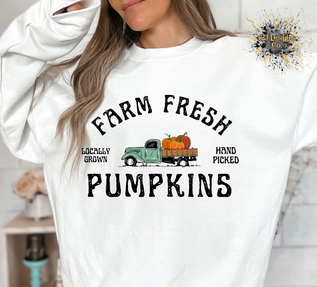 Fall Farm Truck DTF, Fall Dtf, Pumpkin Dtf, Women's Dtf, Ready to Press ...