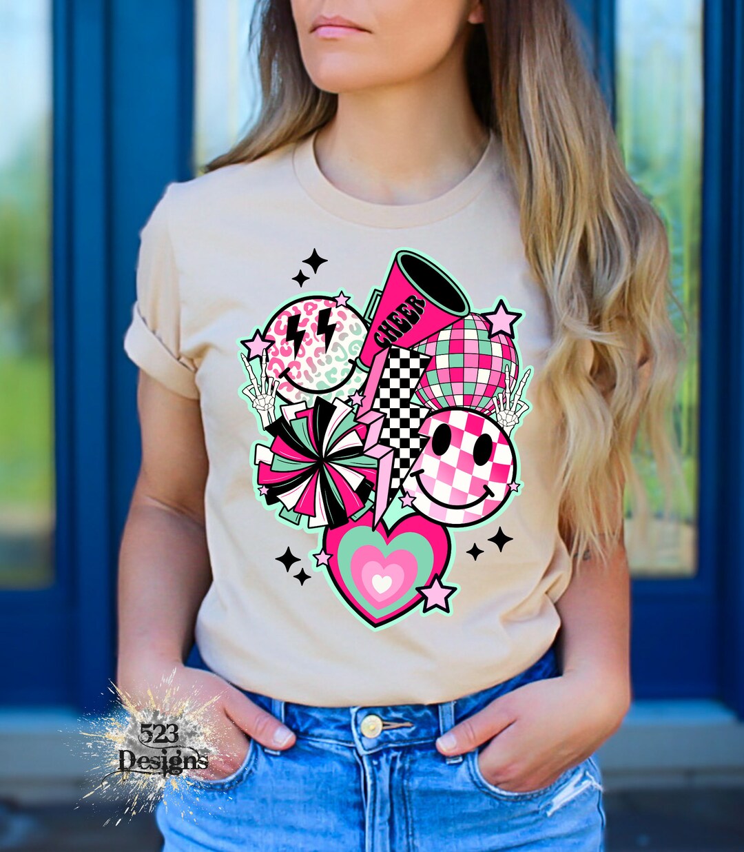 Cheer DTF, Cheer Mom Dtf, Sports Mama Dtf, Ready to Press Transfer ...