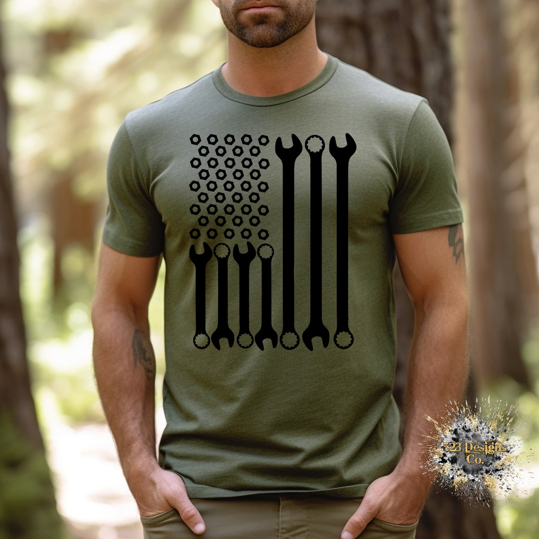 Auto Mechanic DTF, Men's Ready to Press Transfer, Men's Dtf, Men's Flag ...